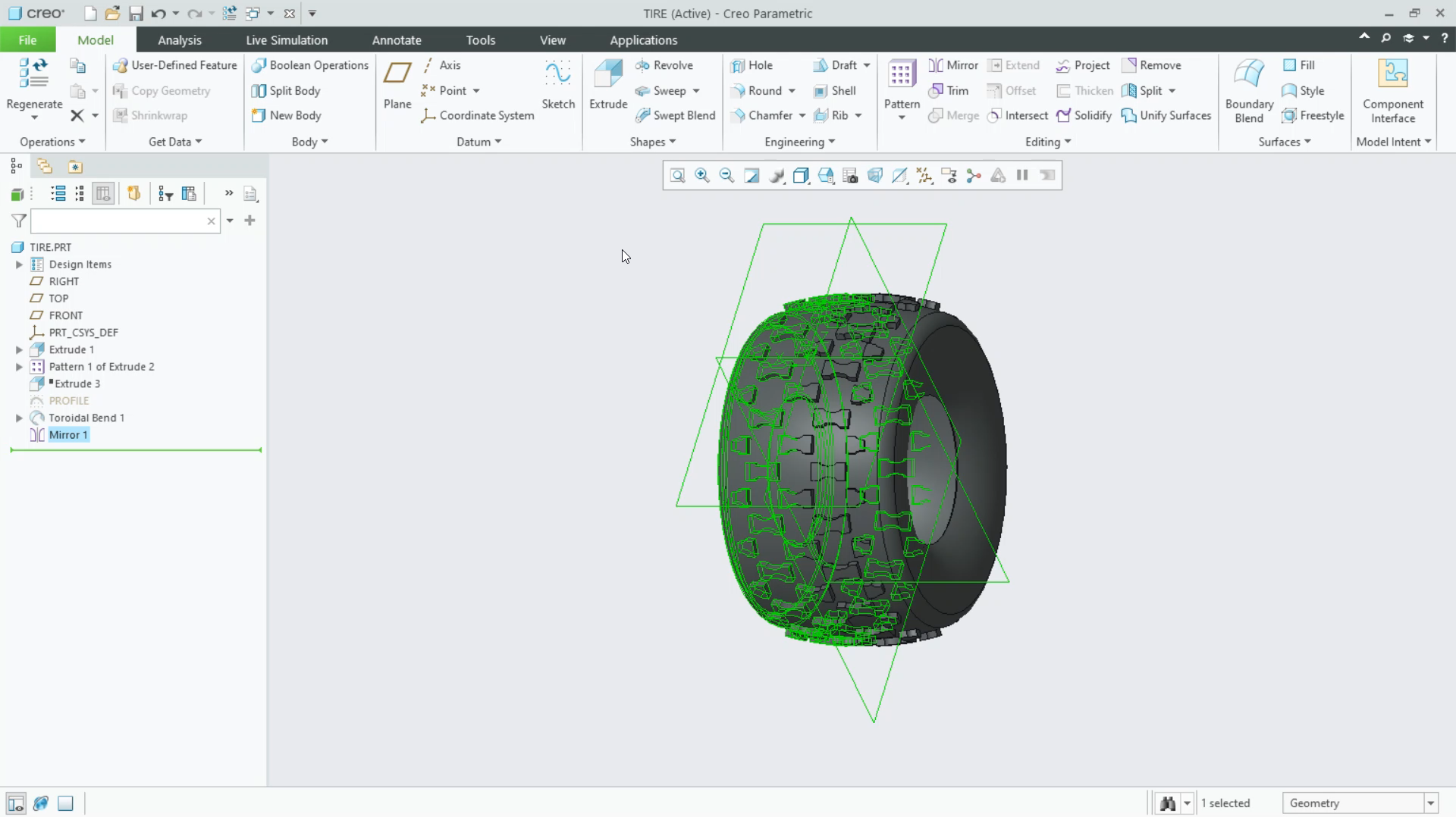 Create Toroidal Bends | tutorial | PTC Learning Connector