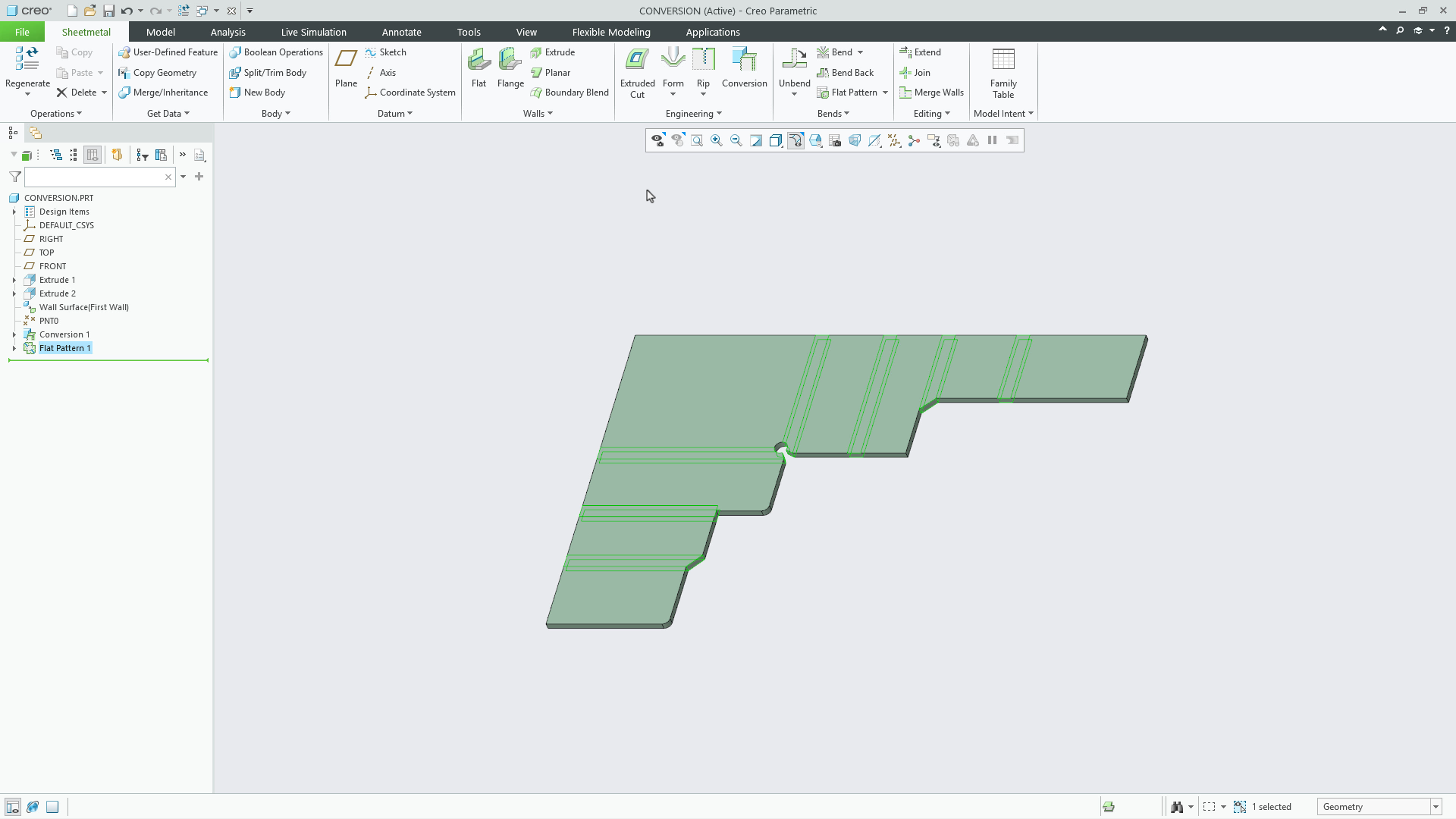 Use Conversion Features | tutorial | PTC Learning Connector