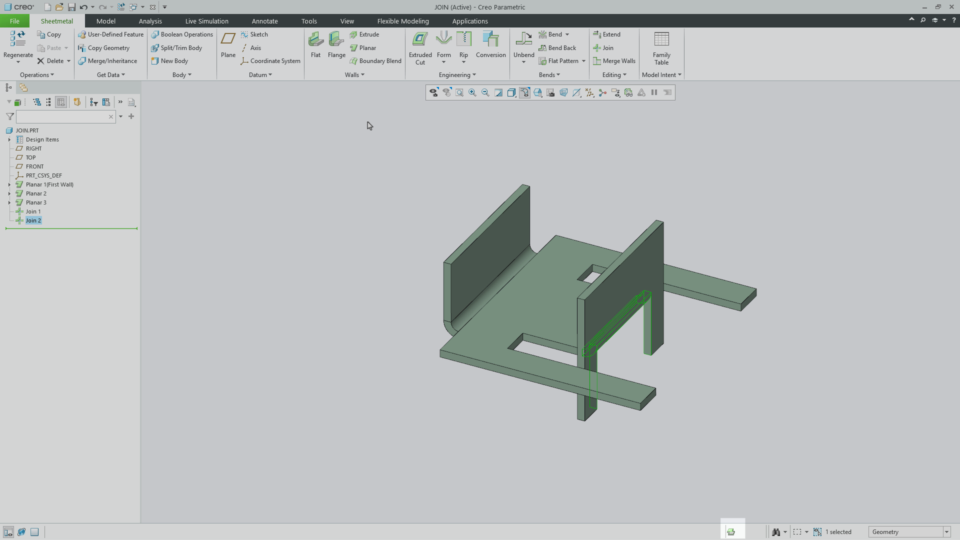 Join Walls | tutorial | PTC Learning Connector