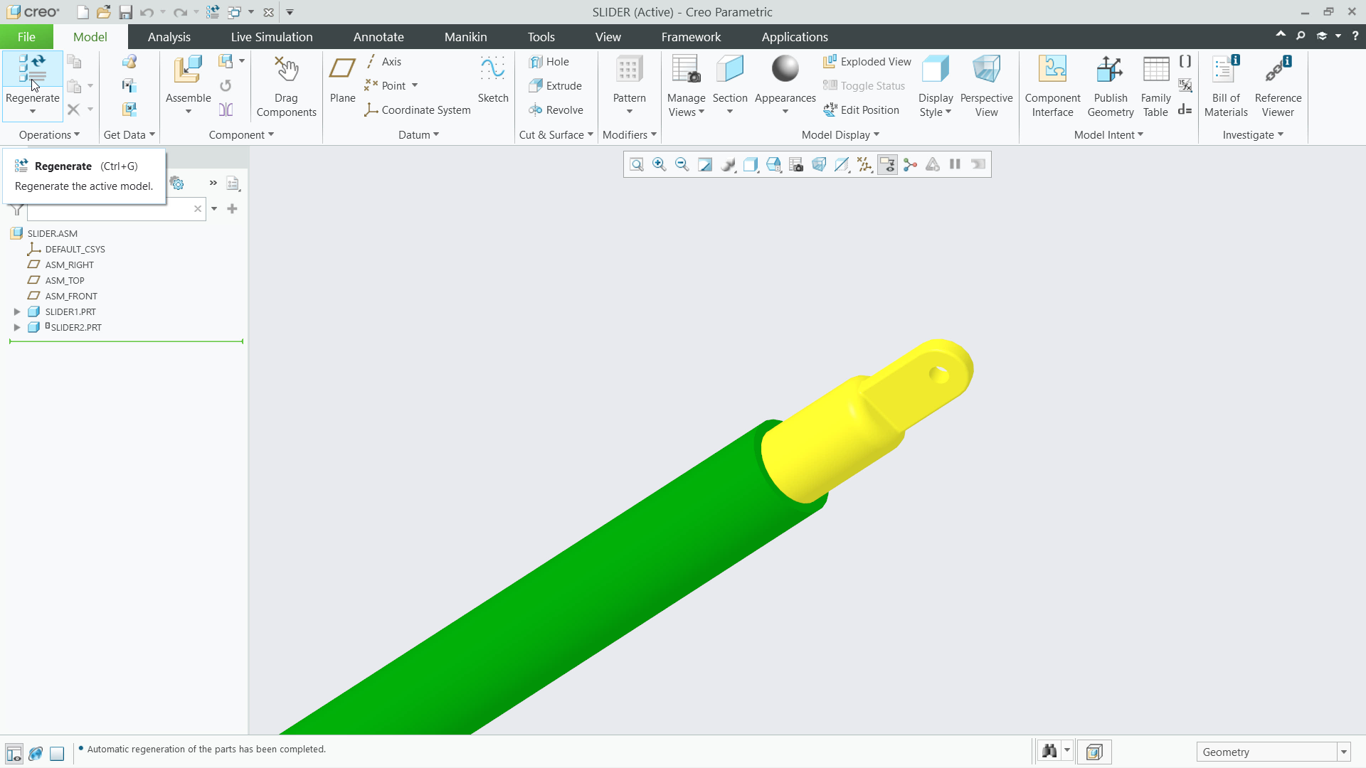 Slider Connection Sets | tutorial | PTC Learning Connector