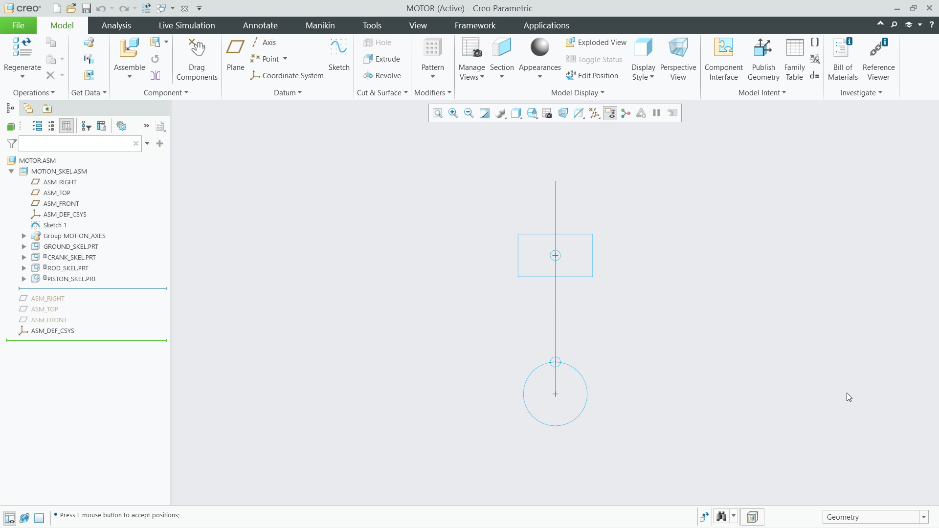 Assign Connections for a Motion Skeleton | tutorial | PTC Learning ...