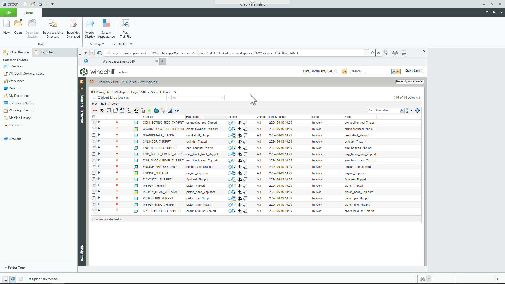 Associate Windchill Parts in Workspace | tutorial | Playlist | PTC Learning Connector