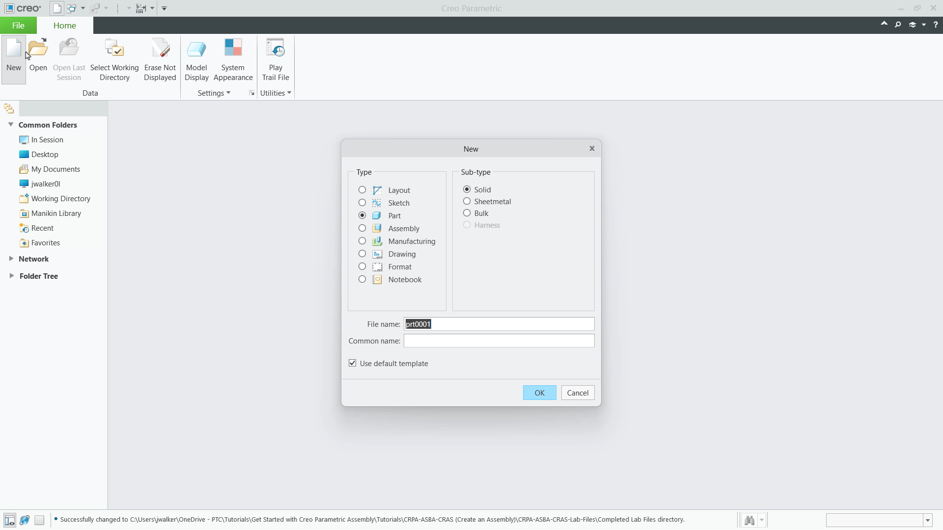 Create an Assembly | tutorial | Playlist | PTC Learning Connector