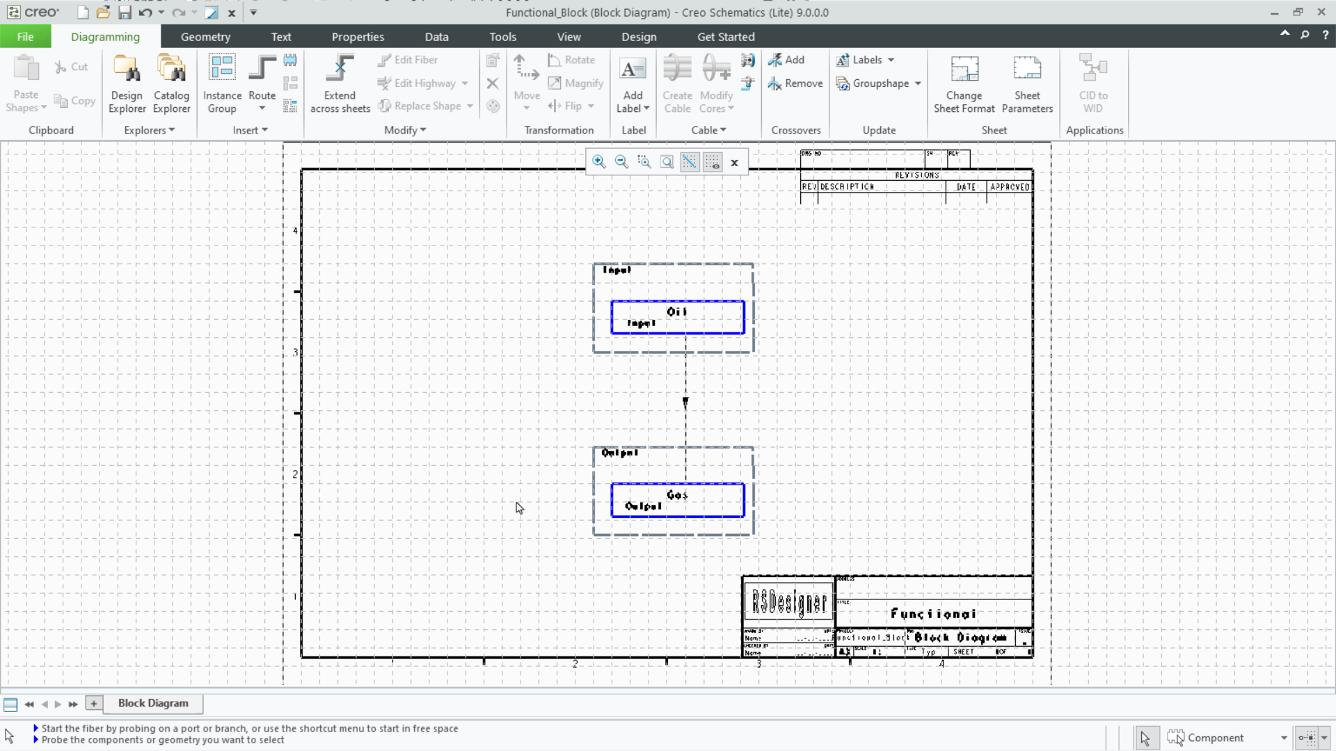Create Block Diagrams | tutorial | PTC Learning Connector