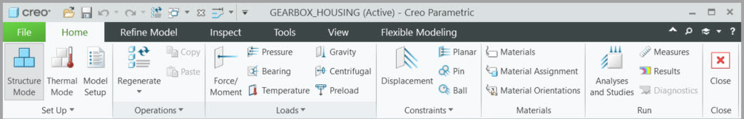 The Creo Simulate User Interface Functionality | tutorial | Playlist | PTC Learning Connector