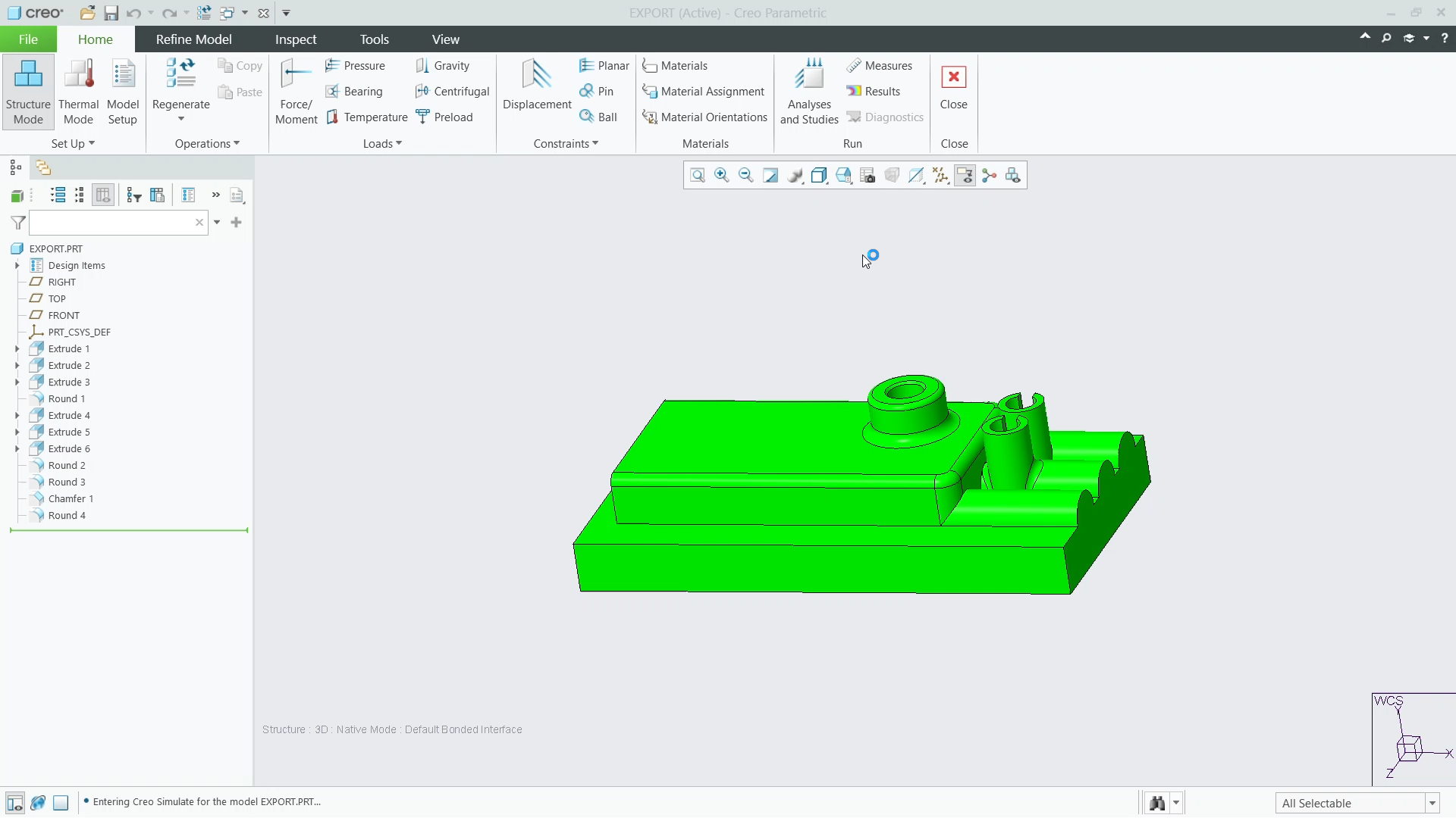 Export ANSYS File or Nastran File from Creo Simulate | tutorial | PTC ...
