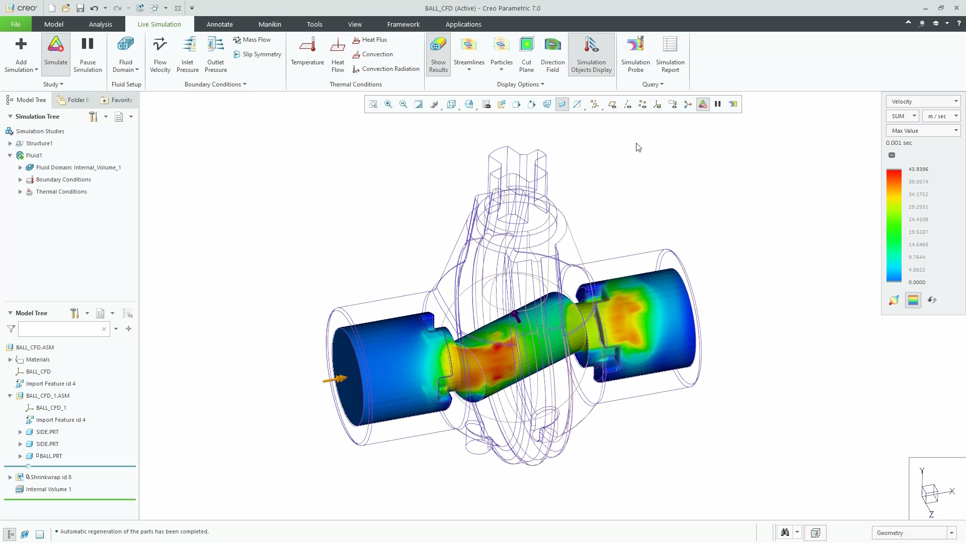 Get Started with Fluids Simulation in Creo Simulation Live | tutorial ...
