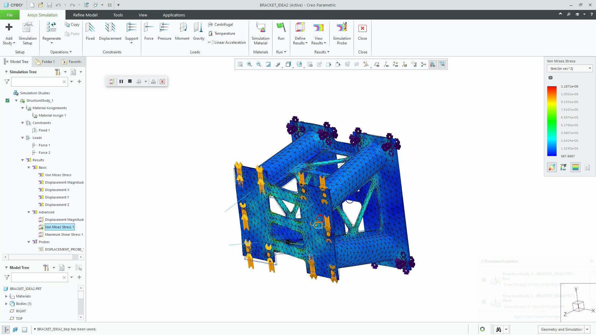 Introduction to Creo Ansys Simulation | tutorial | PTC Learning Connector