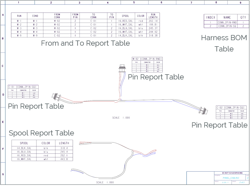 Document Harness - Harness Report Tables | tutorial | PTC Learning ...
