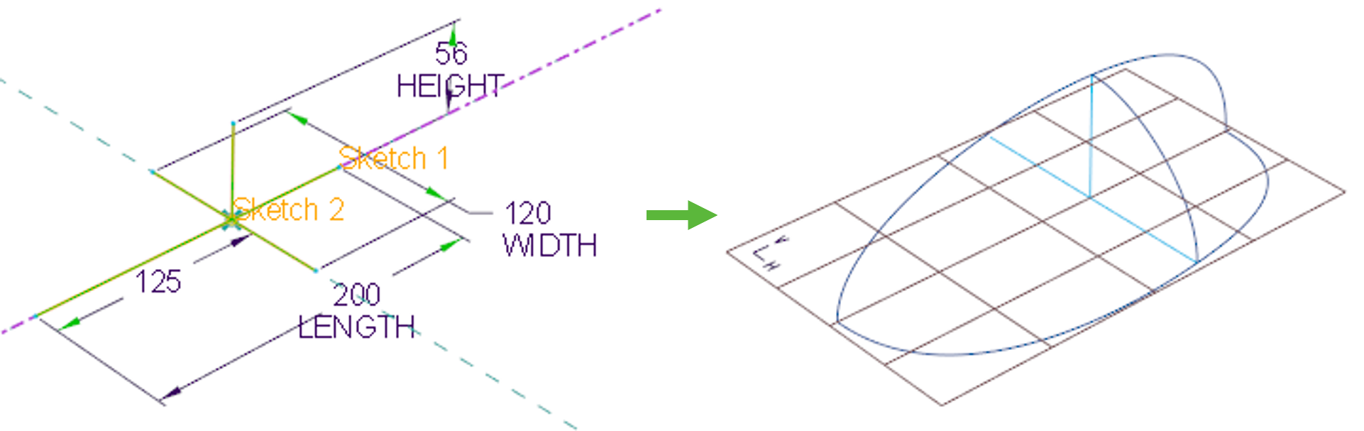 Combine Surface Modeling Paradigms | tutorial | PTC Learning Connector