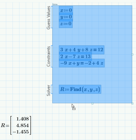 Solve Blocks in Mathcad Prime | tutorial | PTC Learning Connector