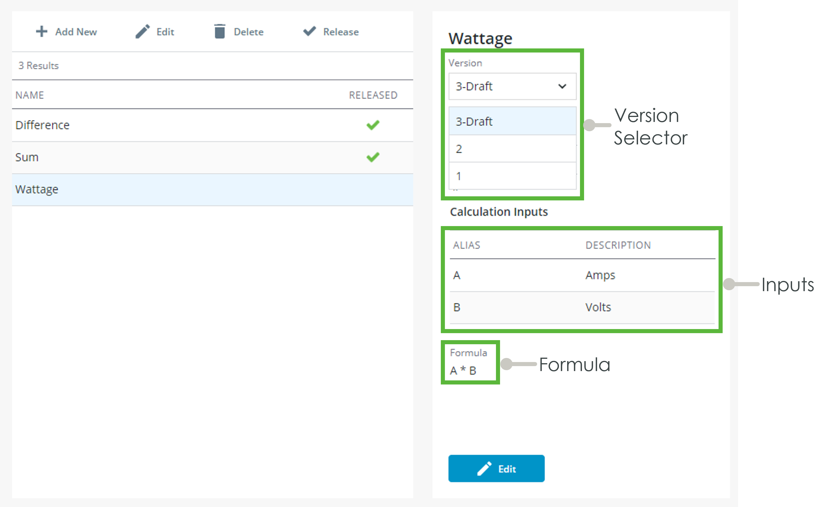 View, Edit, Create, and Release Calculations | tutorial | PTC Learning ...