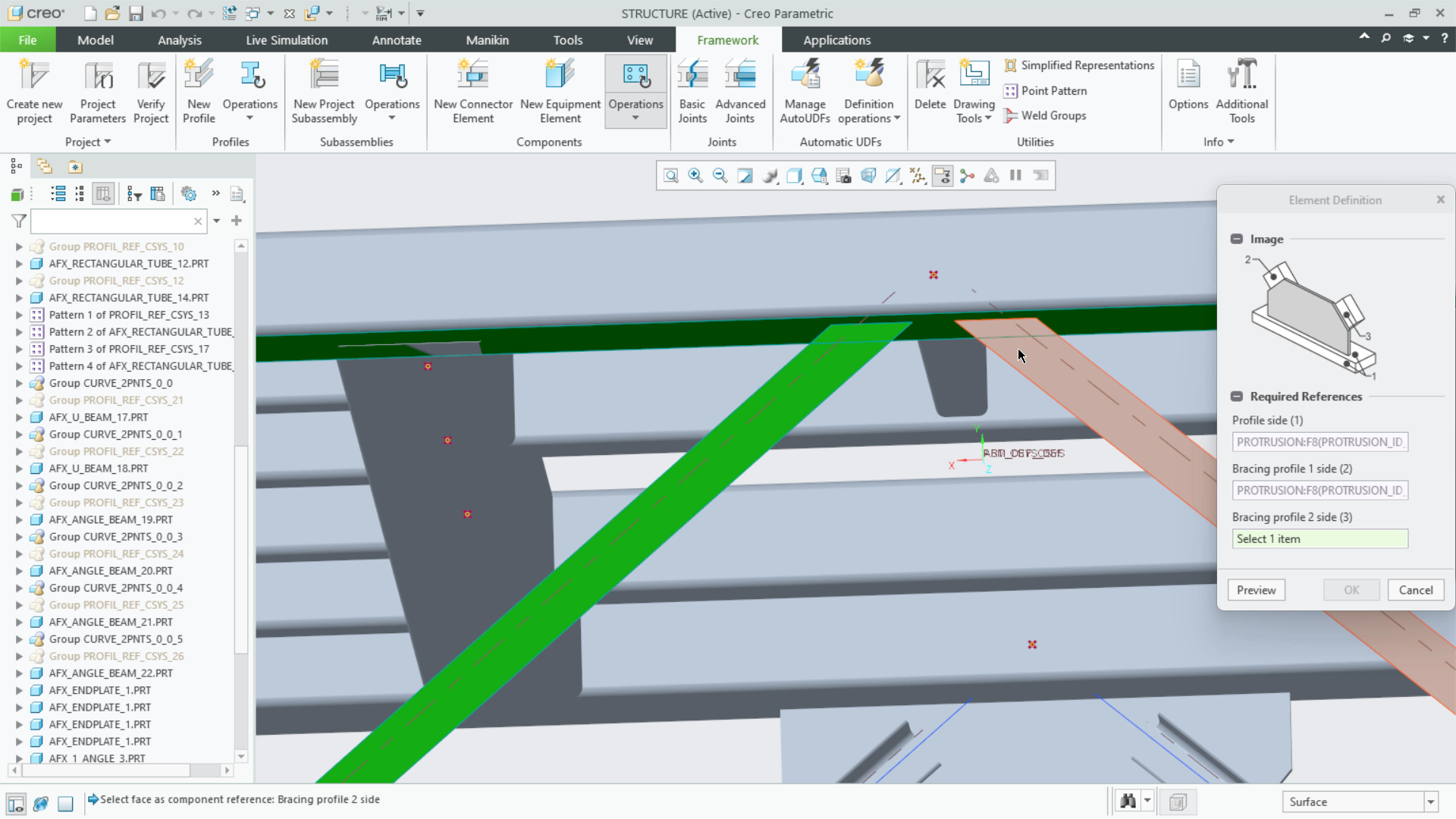 Using Connector Elements in Advanced Framework Assemblies | tutorial | PTC Learning Connector