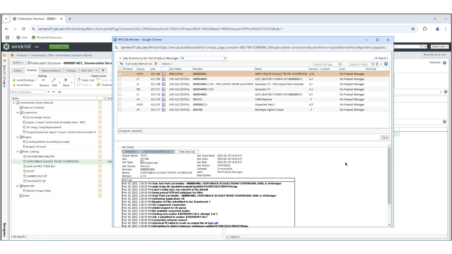 Publish a Configured View of a Structure | tutorial | PTC Learning ...