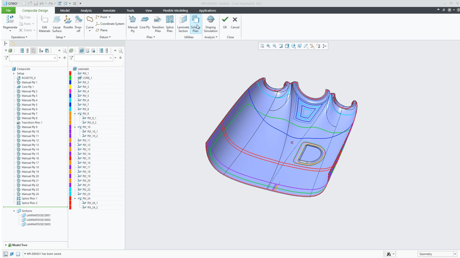 Solidify Composite Plies to Generate the Laminate Consolidation ...
