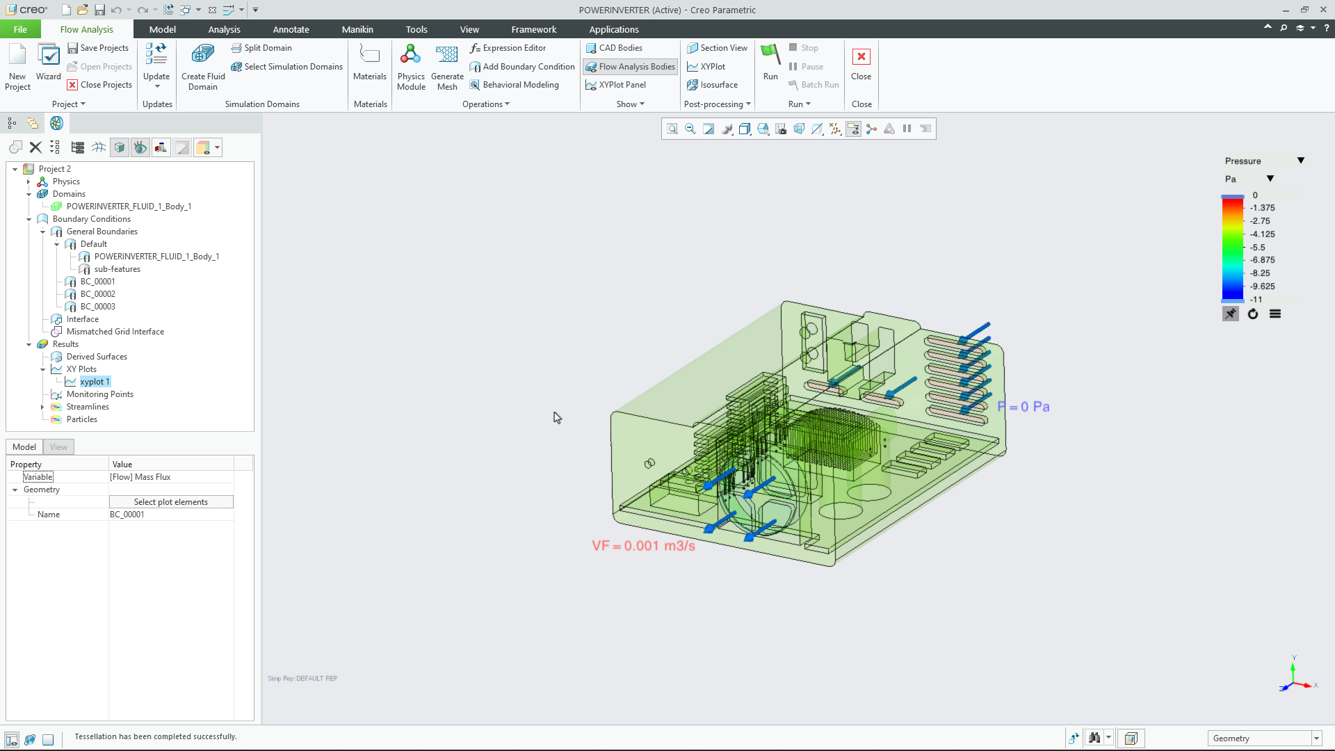 Set Up, Run, and Analyze a Creo Flow Analysis | tutorial | PTC Learning ...