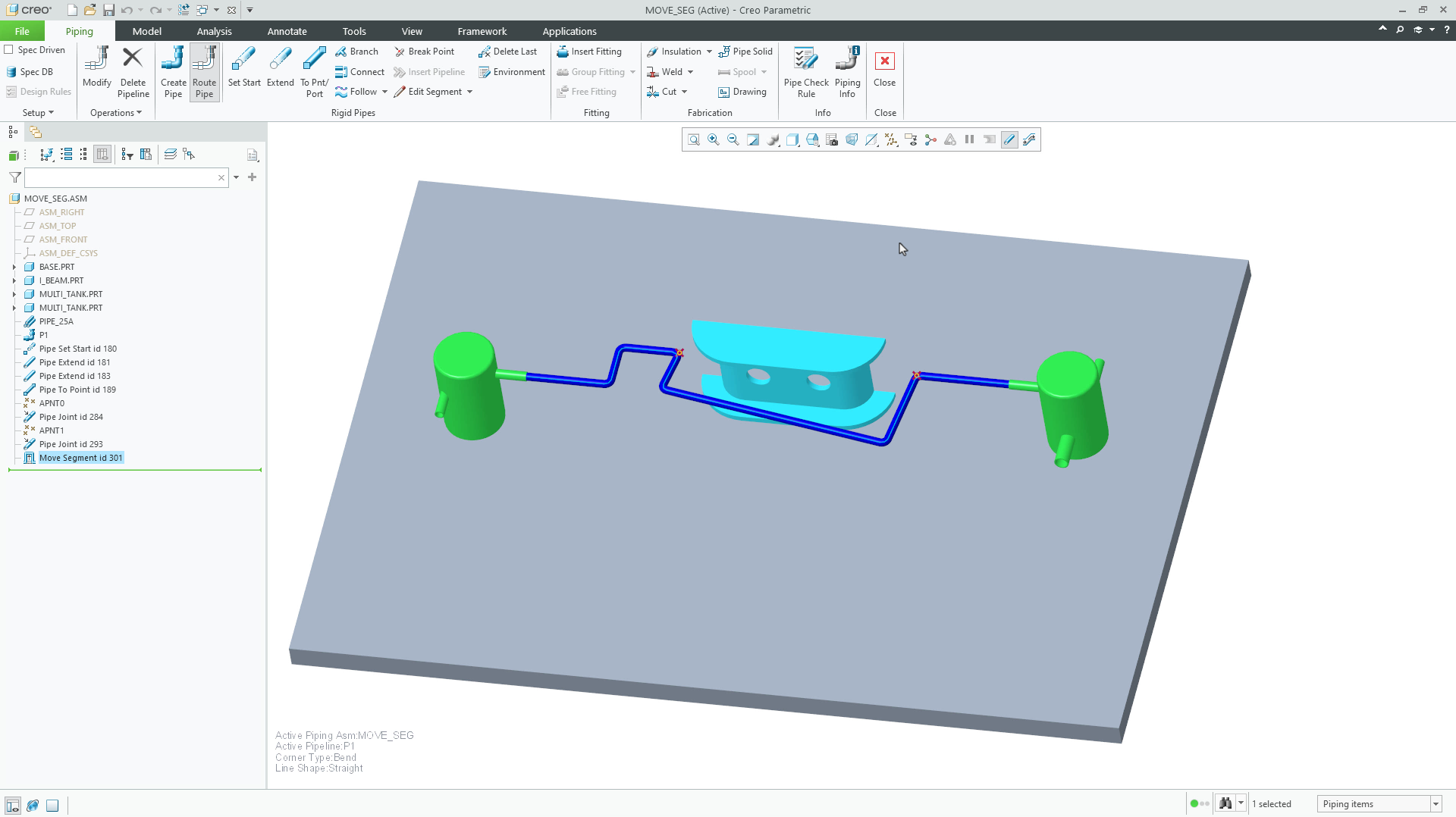 Add Points and Move Pipe Segments | tutorial | Playlist | PTC Learning Connector
