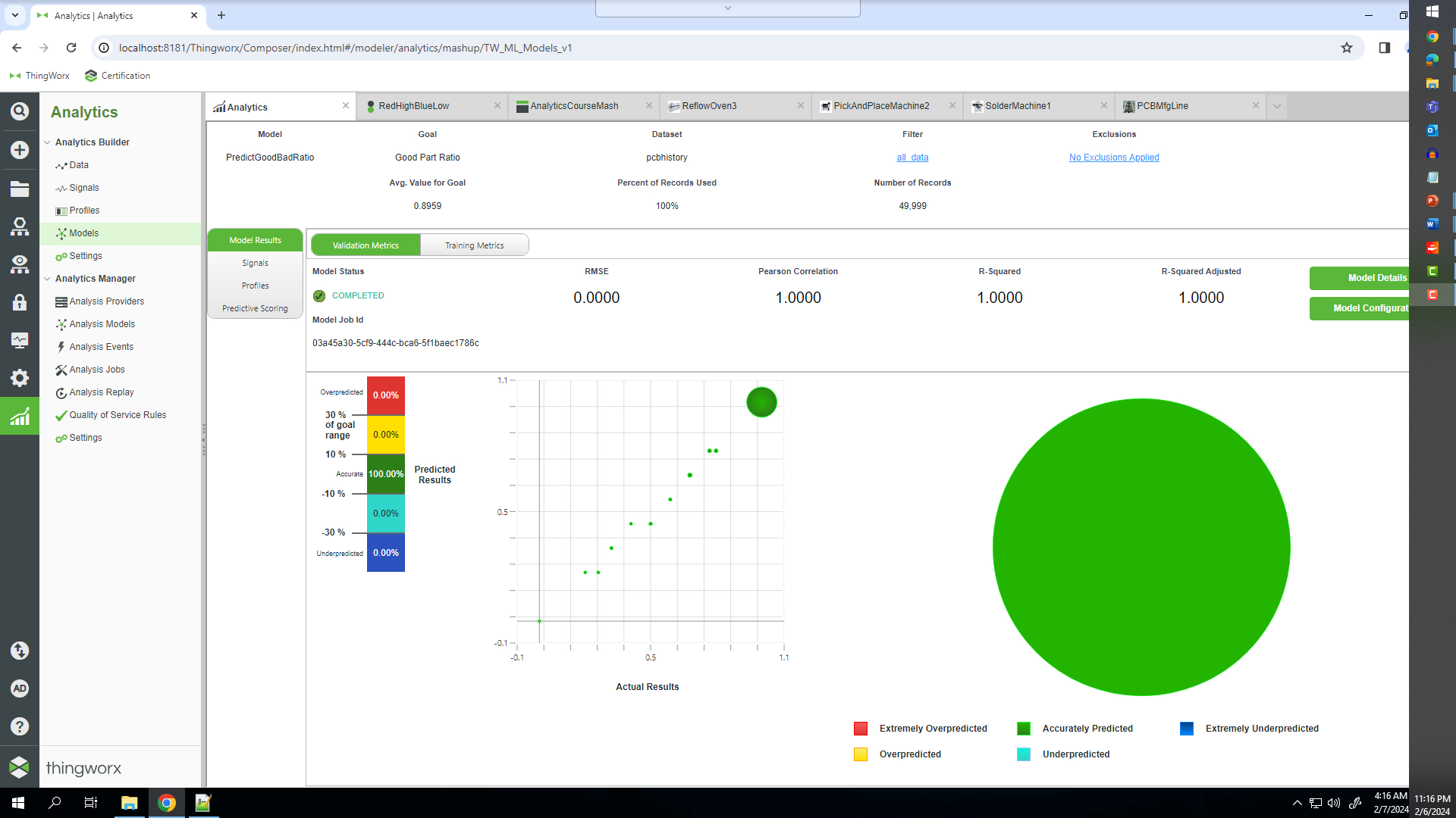 Create a Predictive Model | tutorial | PTC Learning Connector