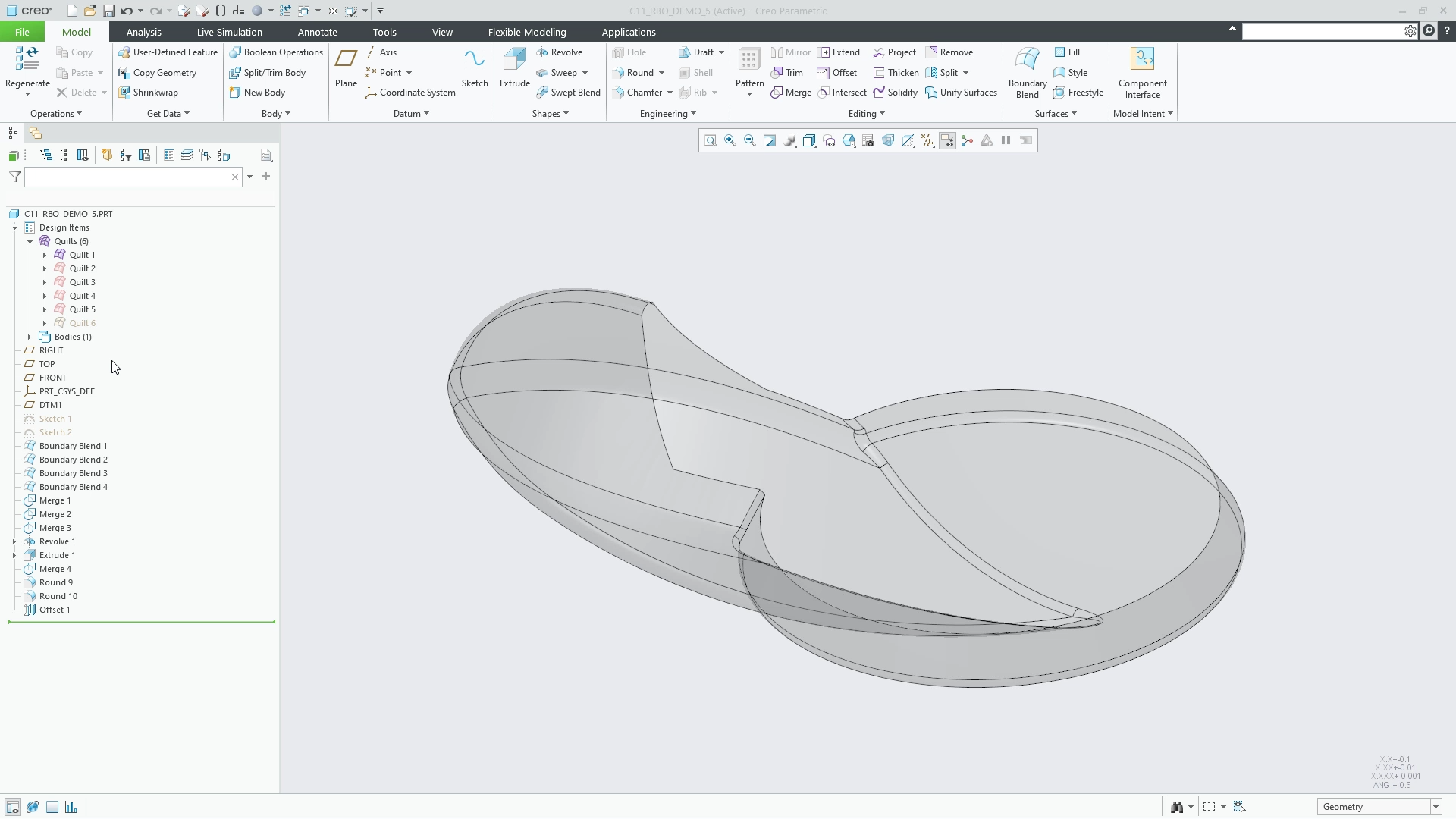 Rolling Ball Offset Improvements | tutorial | PTC Learning Connector