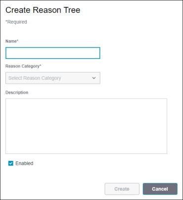 Create and Edit Reason Trees | tutorial | PTC Learning Connector