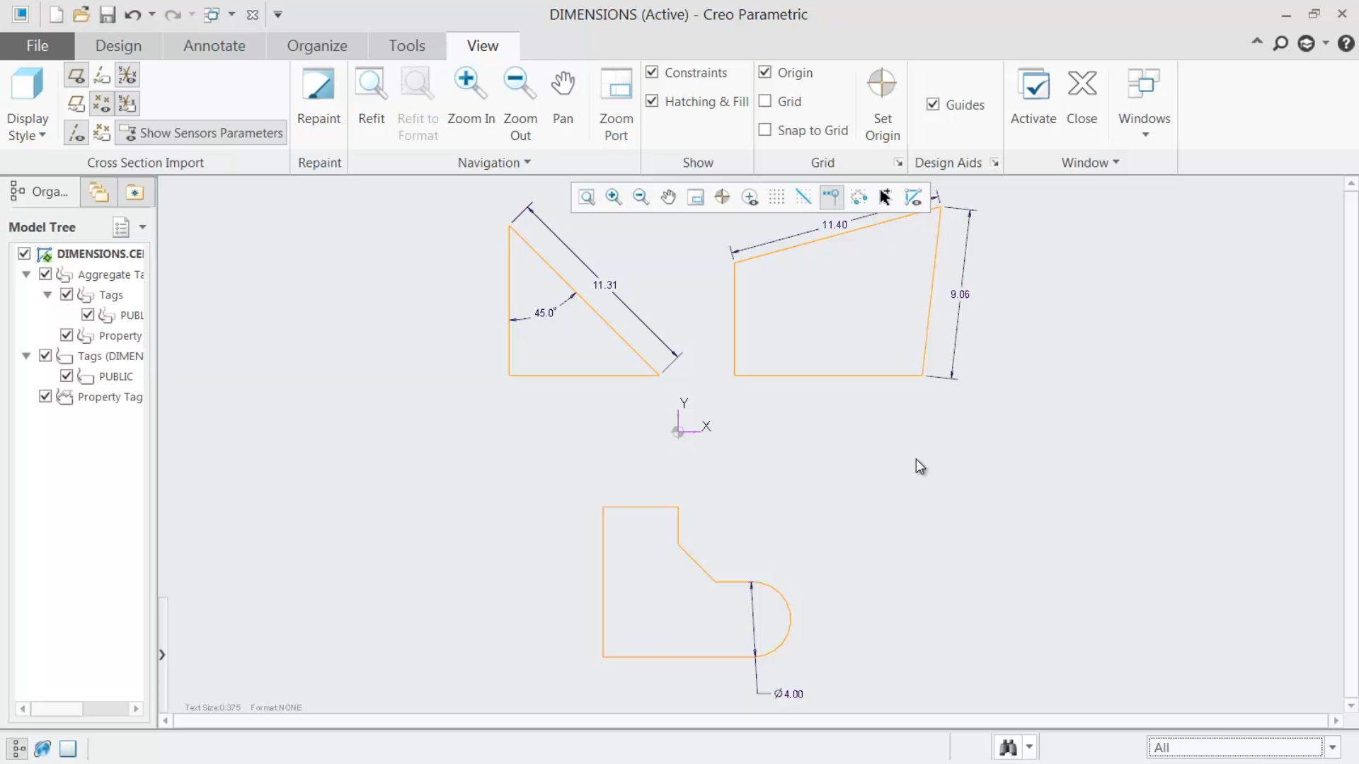Utilizing Layout Dimensions | tutorial | PTC Learning Connector