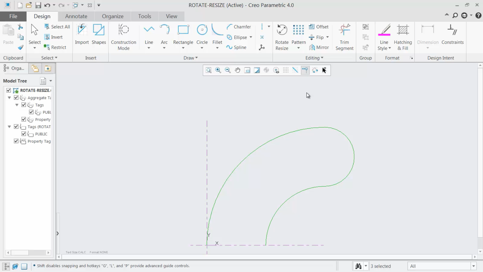 Translating Rotating And Scaling Layout Geometry Tutorial Ptc