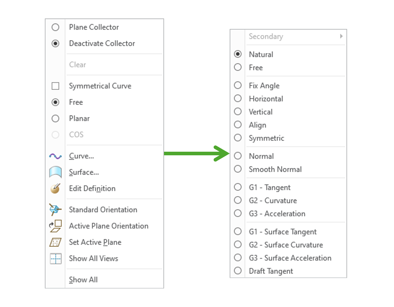 Introduction to Style – Right-Click Menu | tutorial | PTC Learning Connector