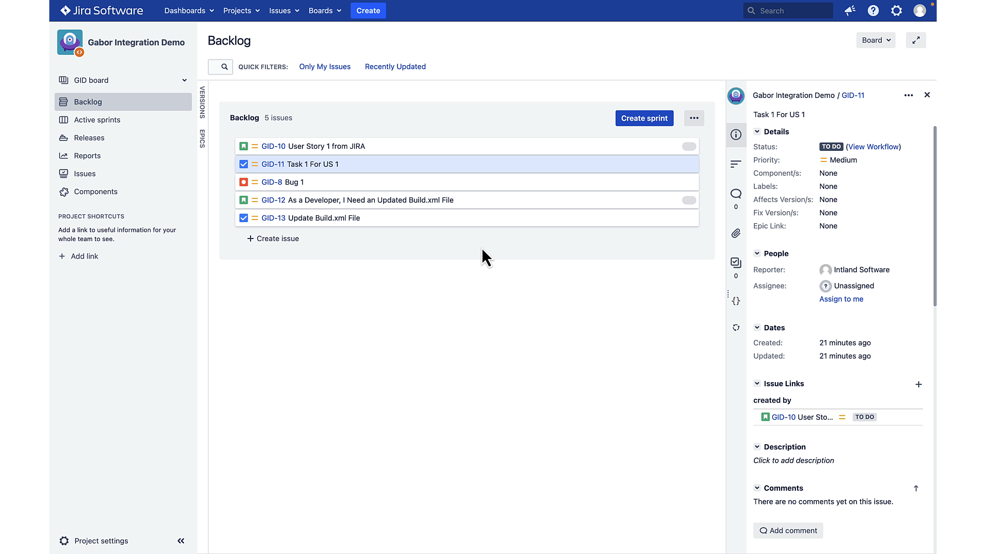 Explore Jira Configuration | tutorial | PTC Learning Connector