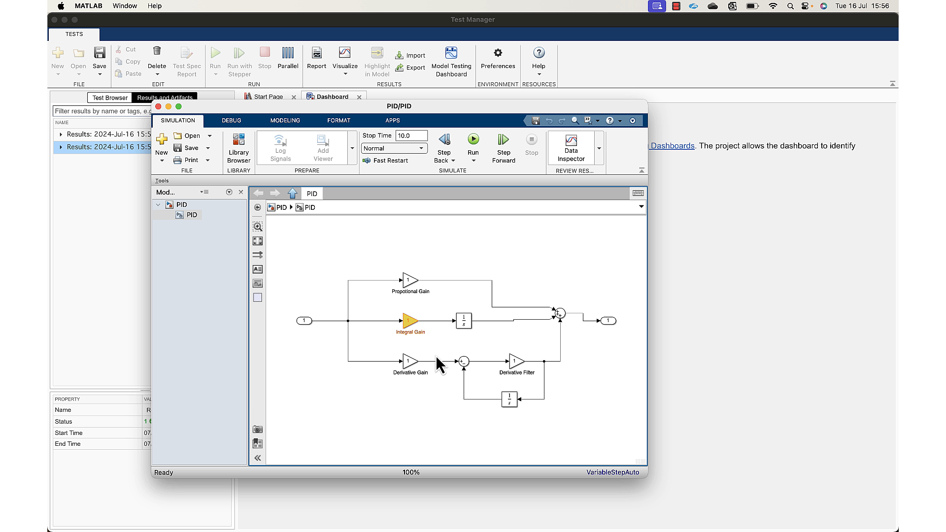 Explore Simulink Integration | tutorial | PTC Learning Connector