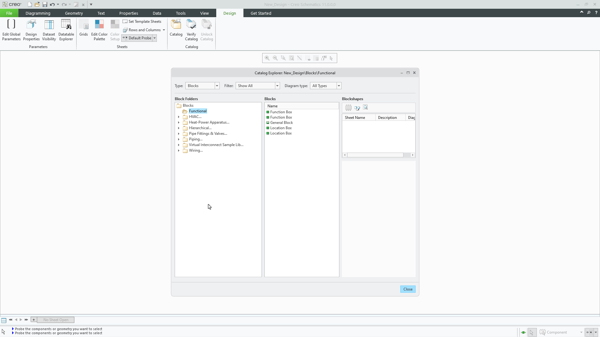 Create a New Design Using a Central Catalog | tutorial | Playlist | PTC Learning Connector