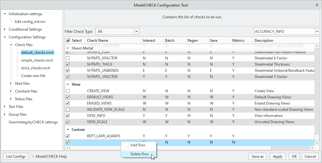 Set up the Check Configuration File | tutorial | PTC Learning Connector