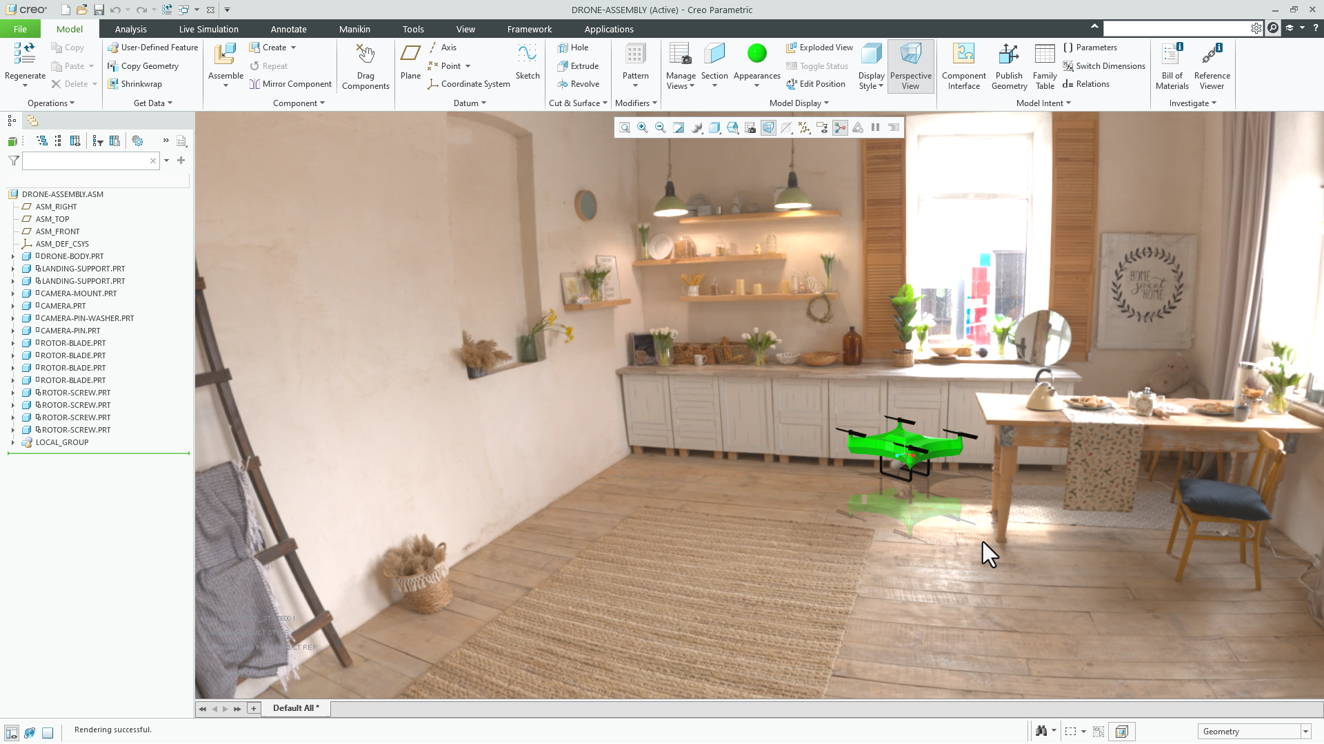 Use Multiple Rendering Tools | tutorial | PTC Learning Connector