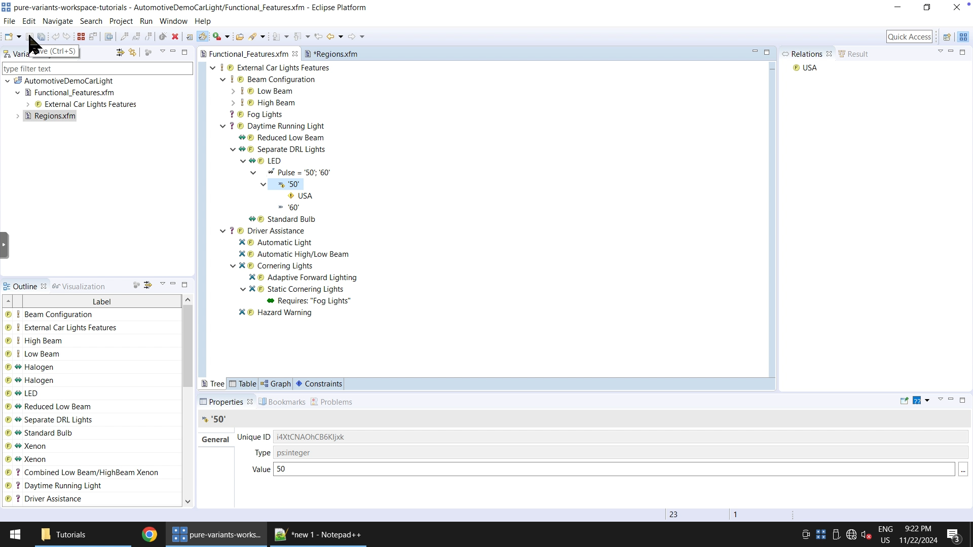 Explore Relations, Constraints, and Restrictions | tutorial | Playlist | PTC Learning Connector
