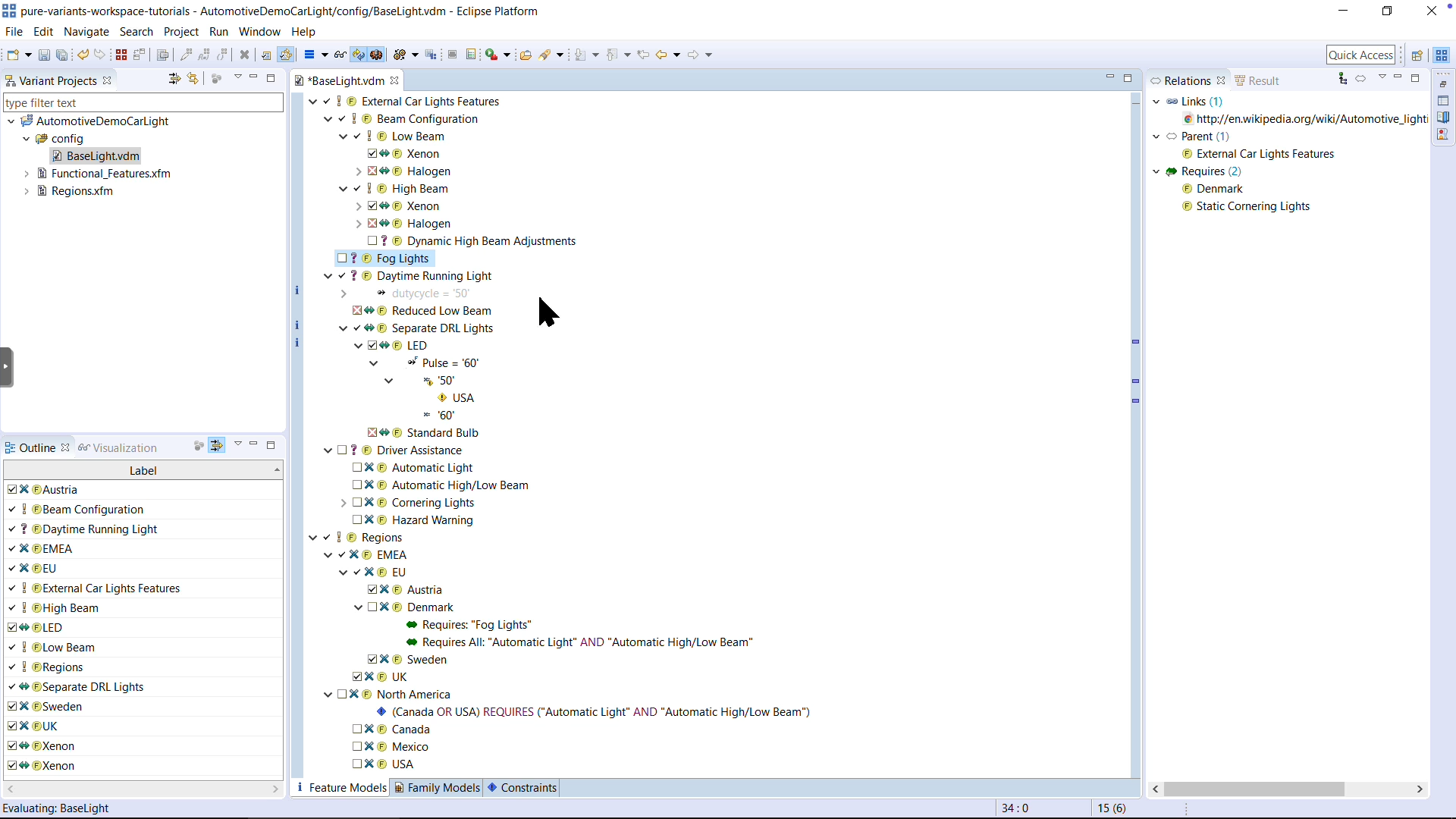 Explore Configuration Spaces, Variant Models, and Variant Model Validity | tutorial | PTC ...