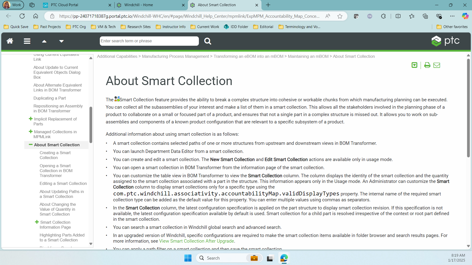 Use Windchill Help Center | tutorial | PTC Learning Connector