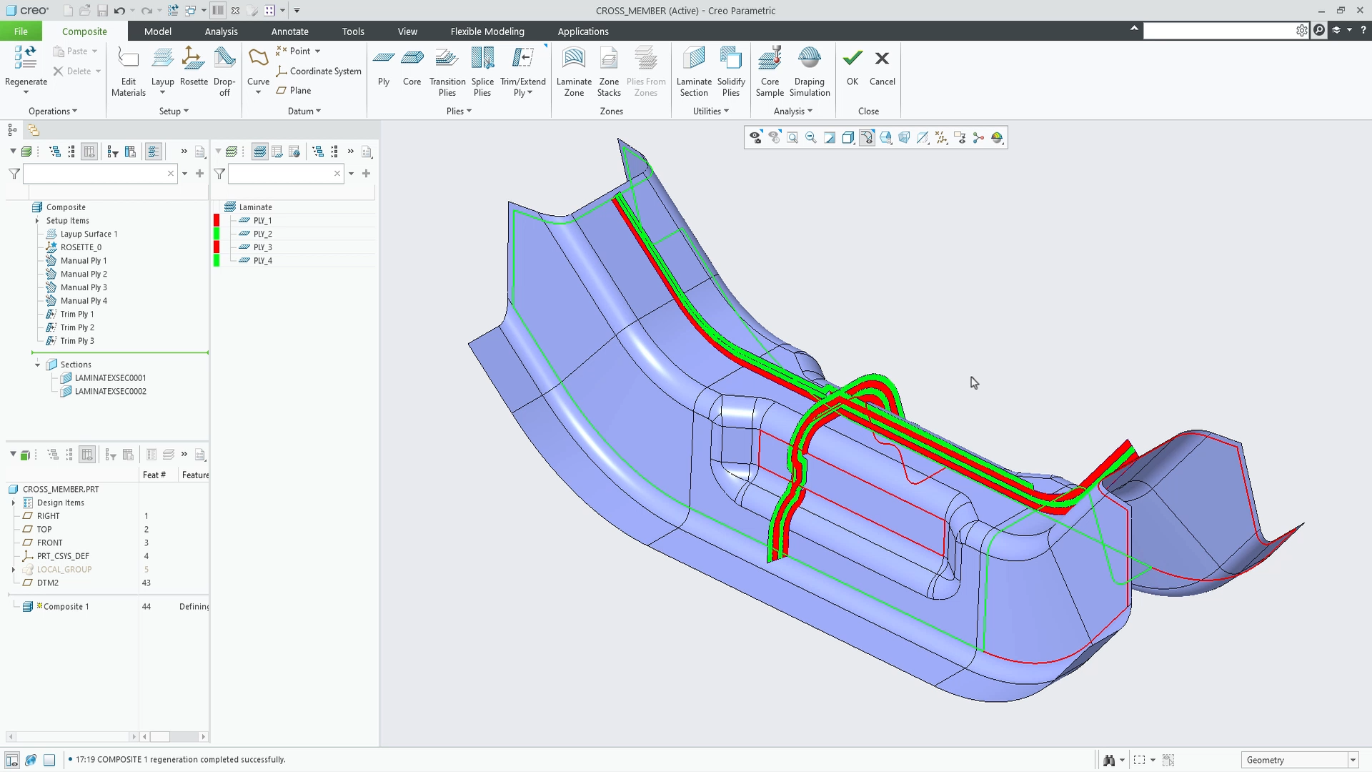 Trim and Extend Ply Capabilities | tutorial | PTC Learning Connector