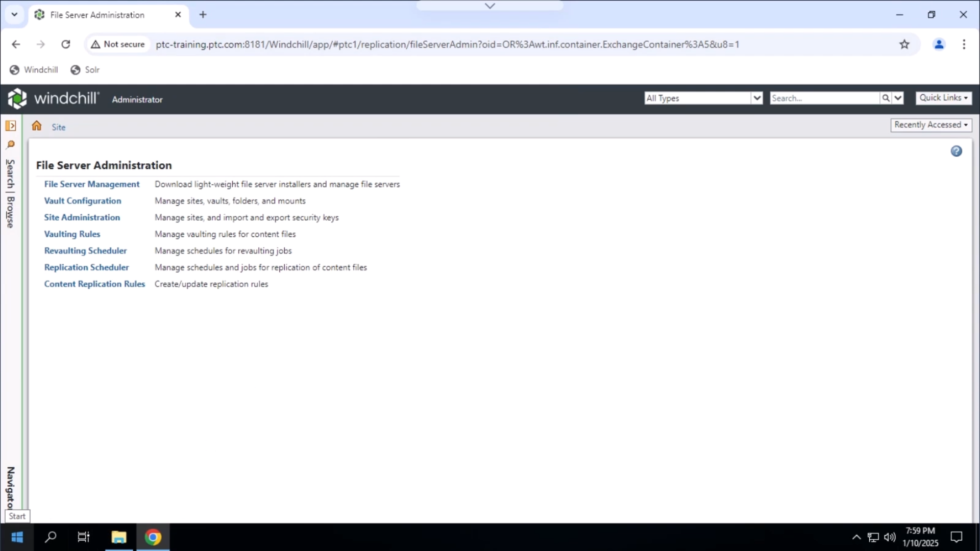 Create Vaulting Rules | tutorial | PTC Learning Connector