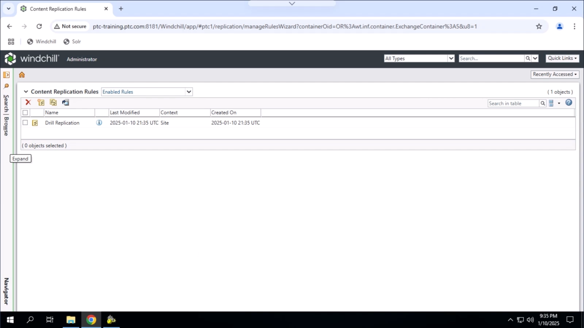 Create Replication Rules | tutorial | PTC Learning Connector