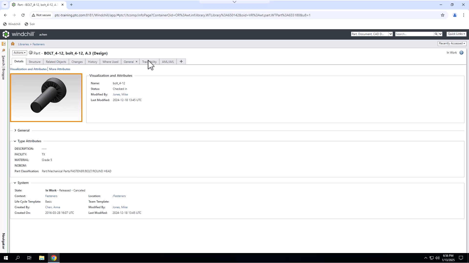 Browse by Classification | tutorial | PTC Learning Connector
