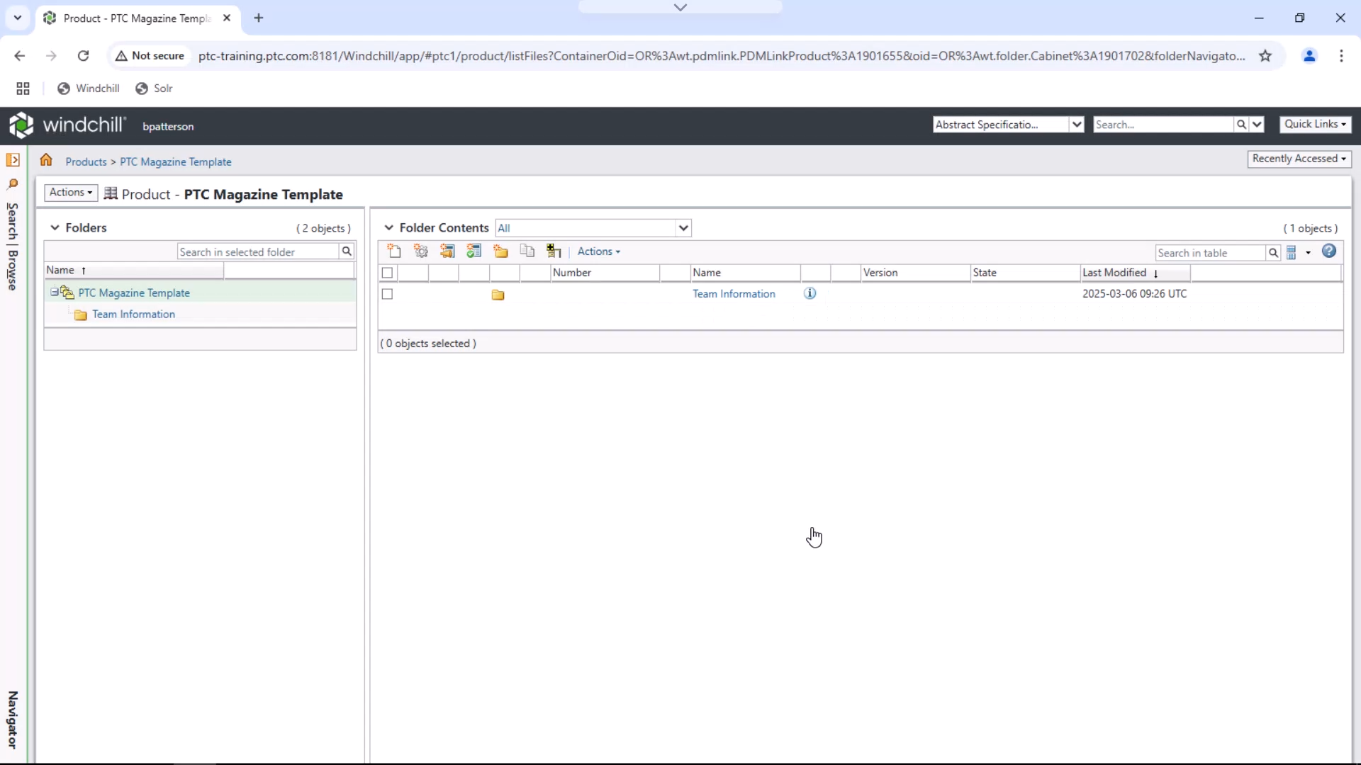 Create Product and Folders | tutorial | PTC Learning Connector