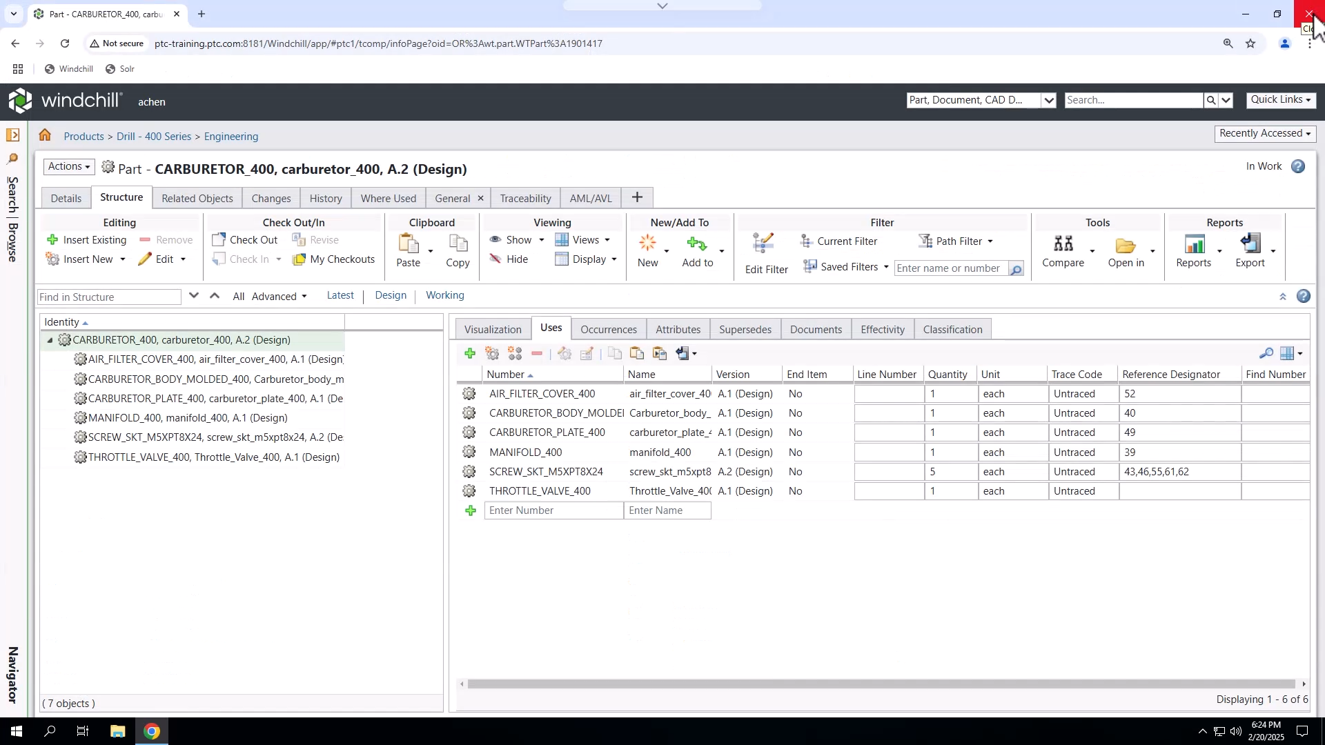Downstream Structure Maintenance | tutorial | PTC Learning Connector