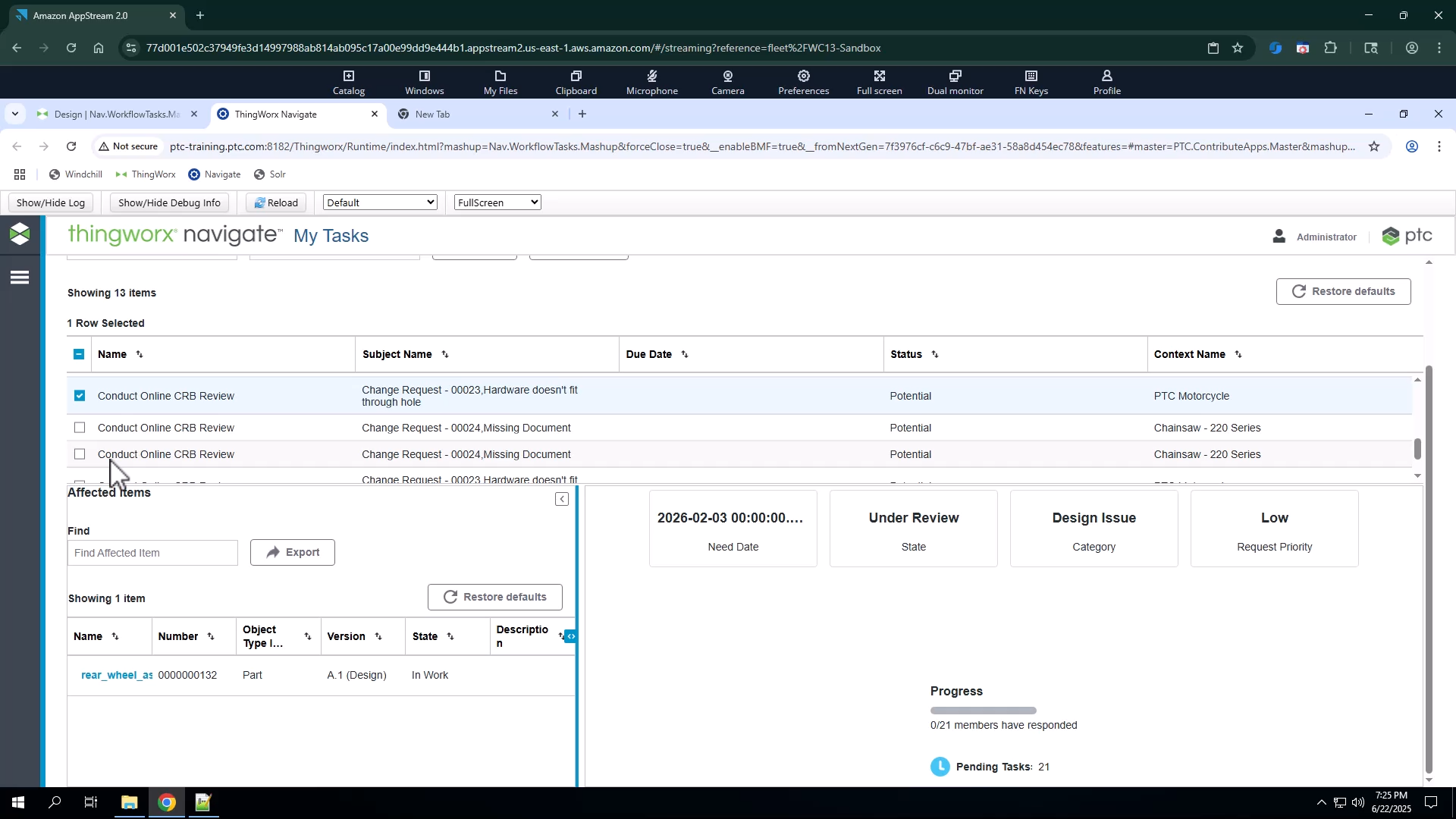 Add a Tiles Component | tutorial | PTC Learning Connector