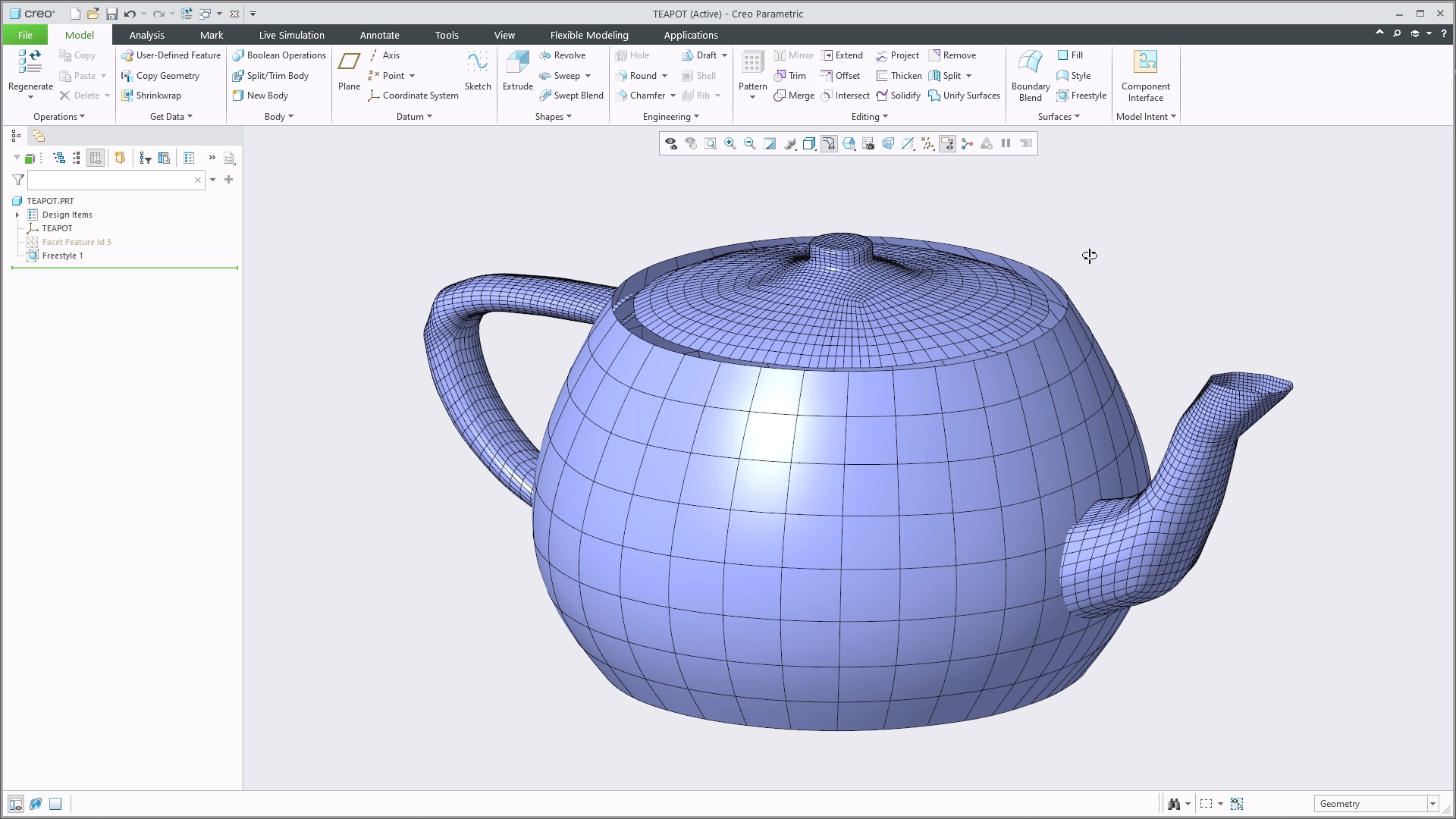 Support for Multiple Shapes in Reconstruct from Facets | tutorial | PTC ...