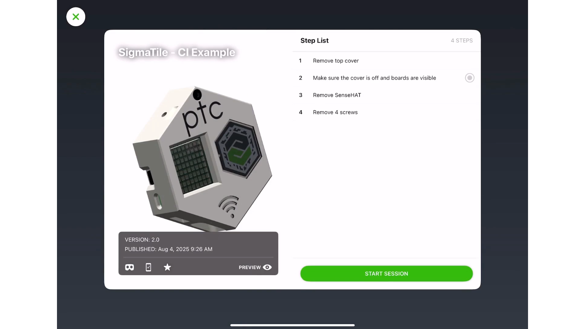 Vuforia Vantage for Mobile Devices | tutorial | PTC Learning Connector