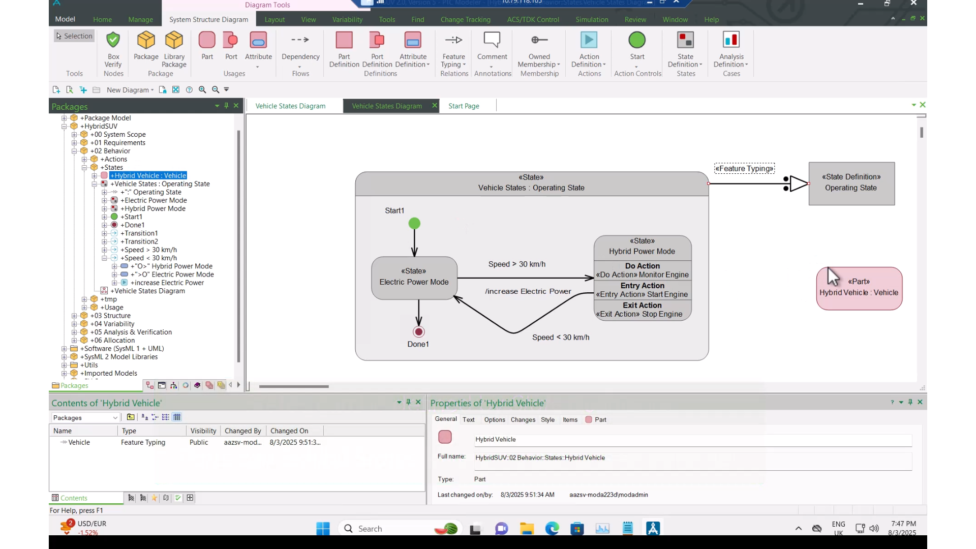 PTC Modeler 10.2 - SysML 2 State Modeling | tutorial | PTC Learning ...