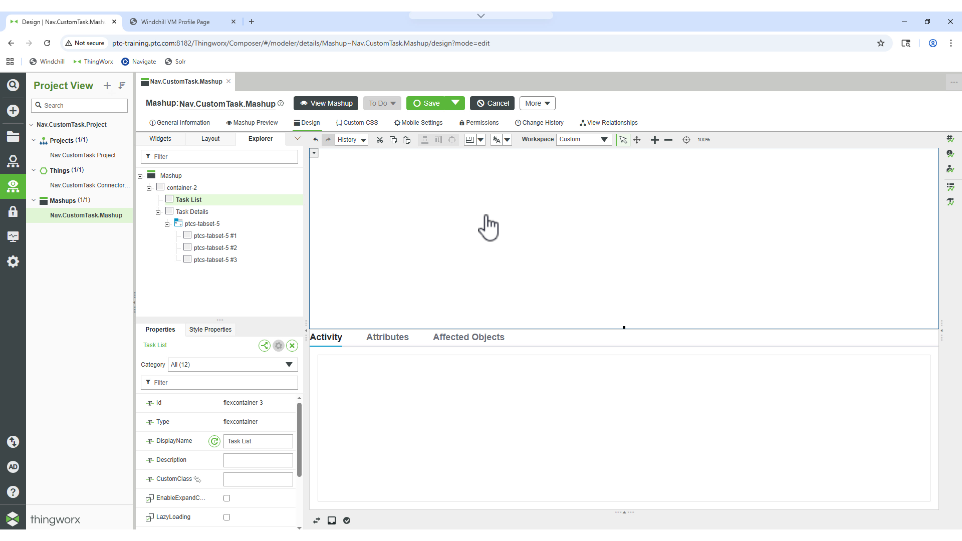 Configure Item List Components | tutorial | PTC Learning Connector